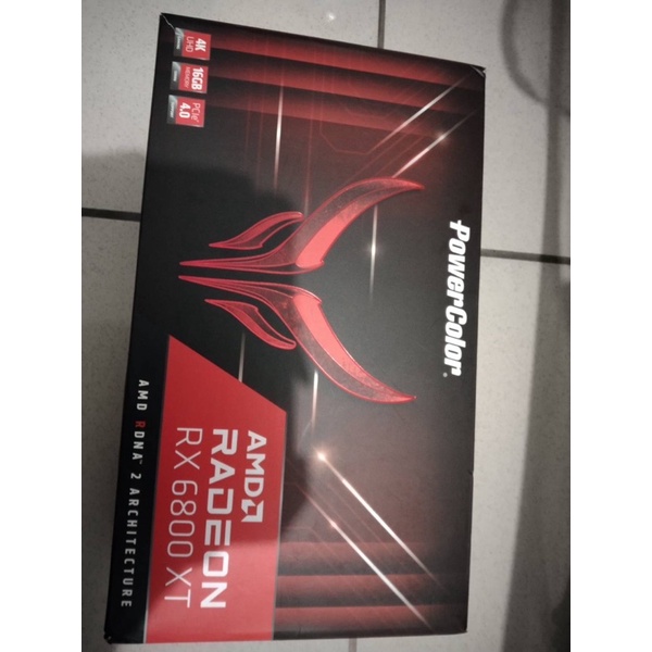 【PowerColor 撼訊】RX 6800 XT Red Evil OC 含盒無發票 | 蝦皮購物