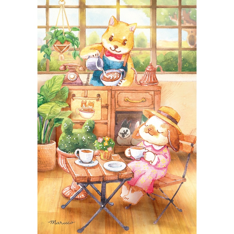 【小巷】Maruco 咖啡時光 (Puzzle Story, 70片, AJR70-078, 台灣製拼圖) | 蝦皮購物