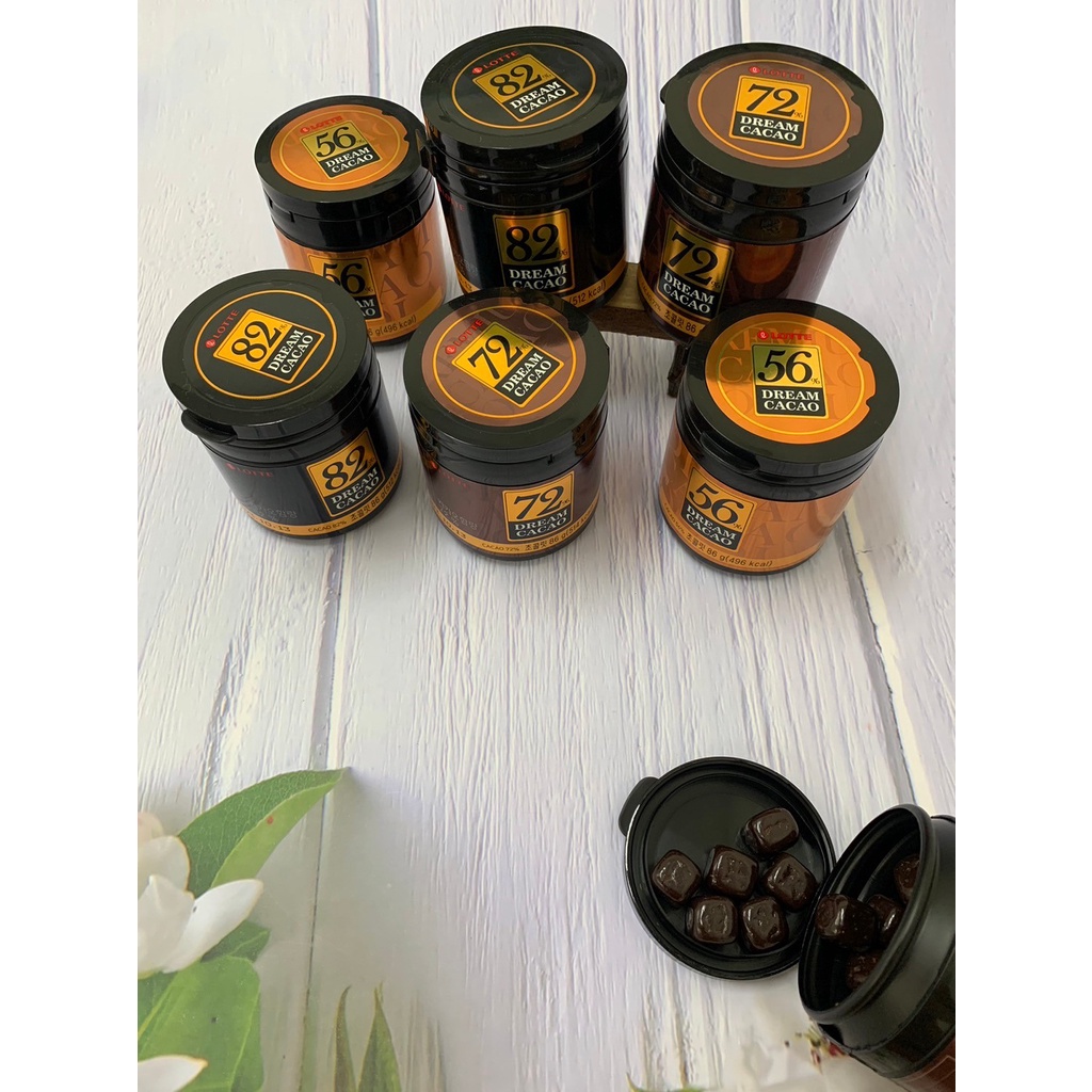 韓國 樂天 骰子巧克力 56% 72% 82% 86G/罐 滿99元出貨(不包含運費) | 蝦皮購物