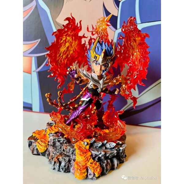 現貨 全新 YZ 聖鬥士青銅五小強 鳳翼天翔 一輝 GK 雕像 聖鬥士星矢 WCF比例 | 蝦皮購物