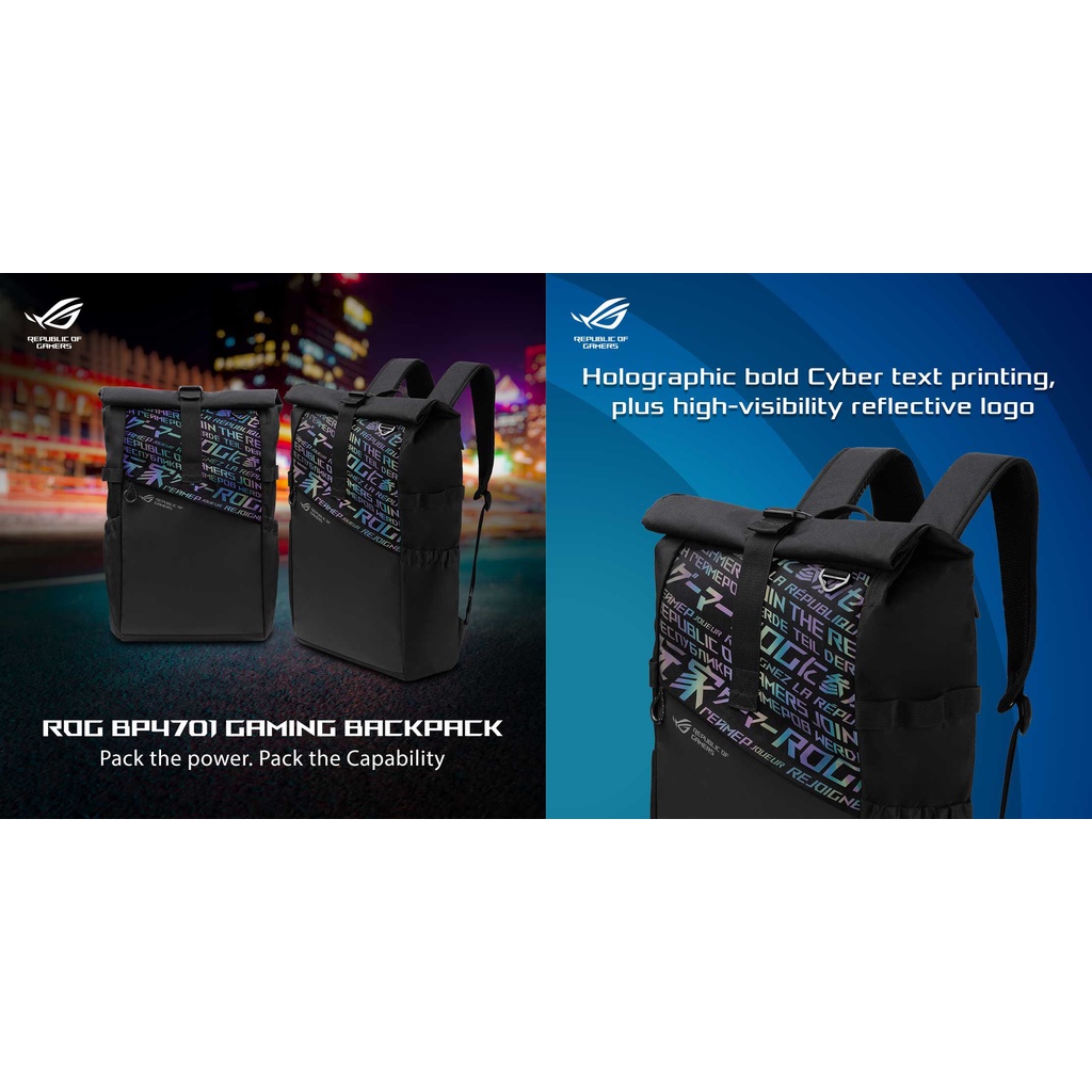 華碩ROG電競後背包 ROG BP4701 Gaming Backpack(全新未拆) | 蝦皮購物