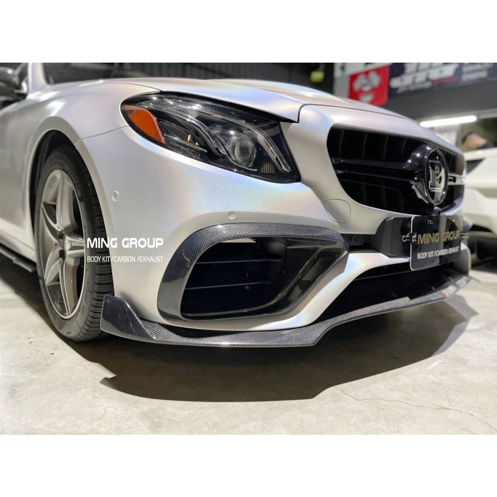 【MING GROUP國際】BENZ W213 S213 E63前保 碳纖維氣壩風口 | 蝦皮購物