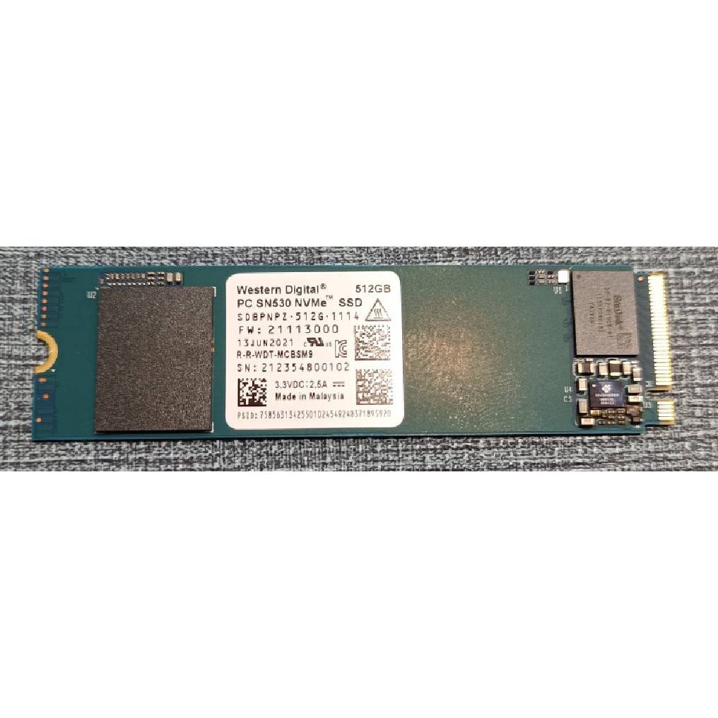 WD Western Digital威騰固態硬碟SSD NVMe 512G 512GB低時數PC SN530 | 蝦皮購物