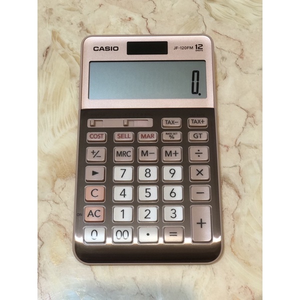 CASIO卡西歐12位數桌上型商用計算機 JF-120FM附保固書 | 蝦皮購物