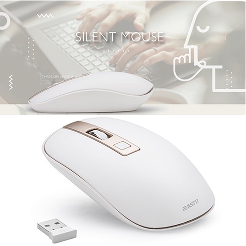 RASTO RM19 北歐風超靜音無線滑鼠 無線滑鼠 靜音滑鼠 滑鼠 光學滑鼠 | 蝦皮購物