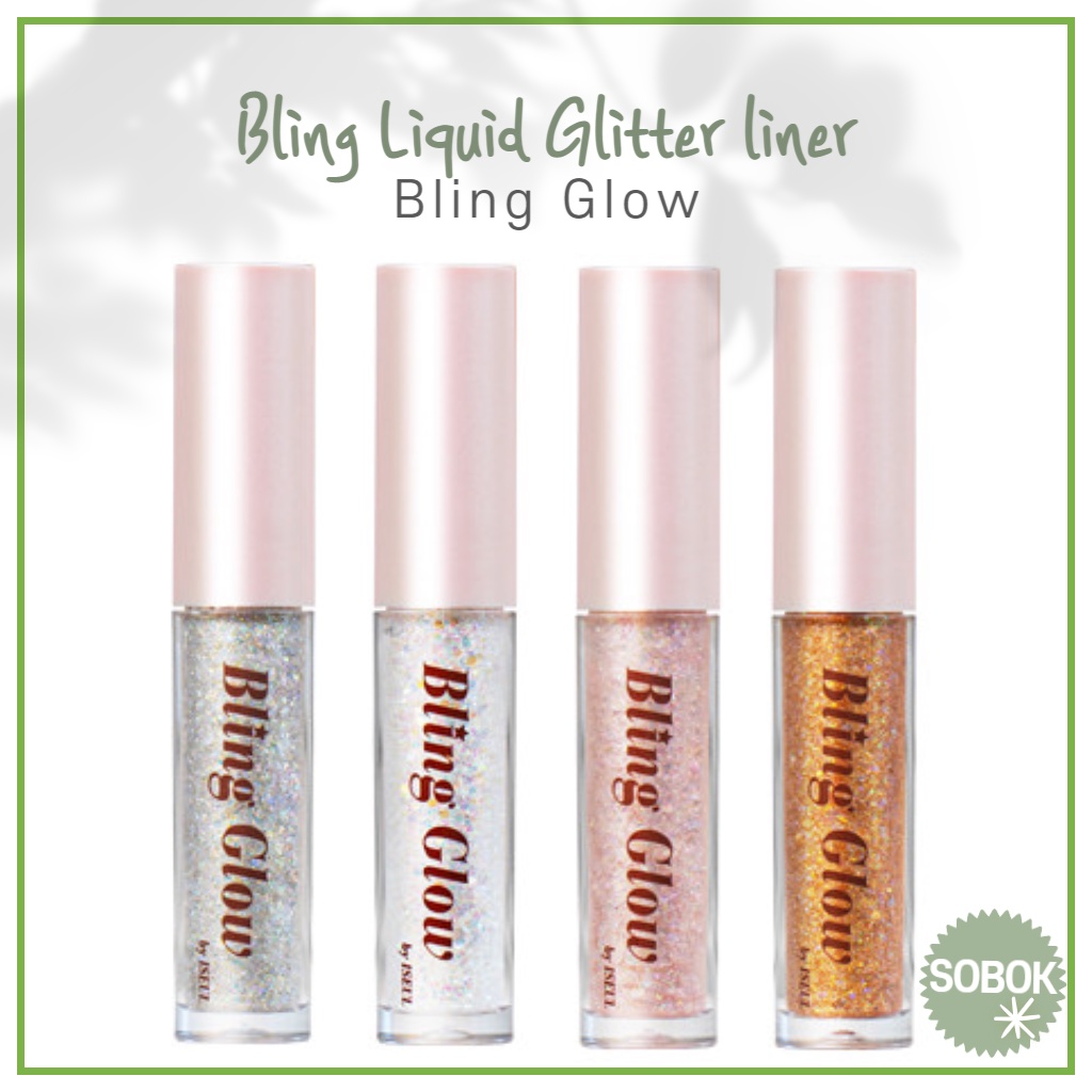 [Bling Glow] 液體閃光眼線筆 Bling Liquid Glitter liner 眼影 4 色 | 蝦皮購物