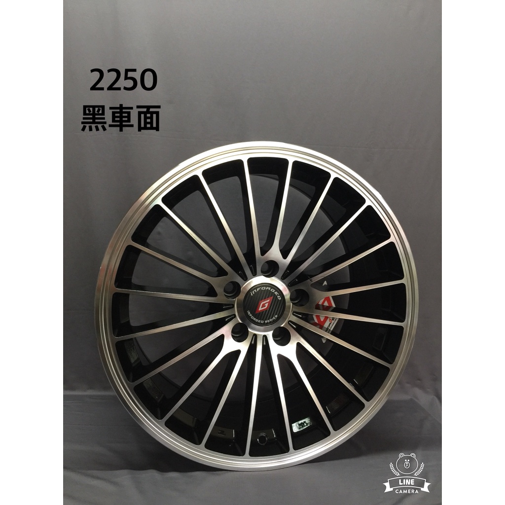 巨大車材 INFORGED IFG36 2250 輕量鋁圈18吋 8J 黑底車亮 售價$19200 | 蝦皮購物
