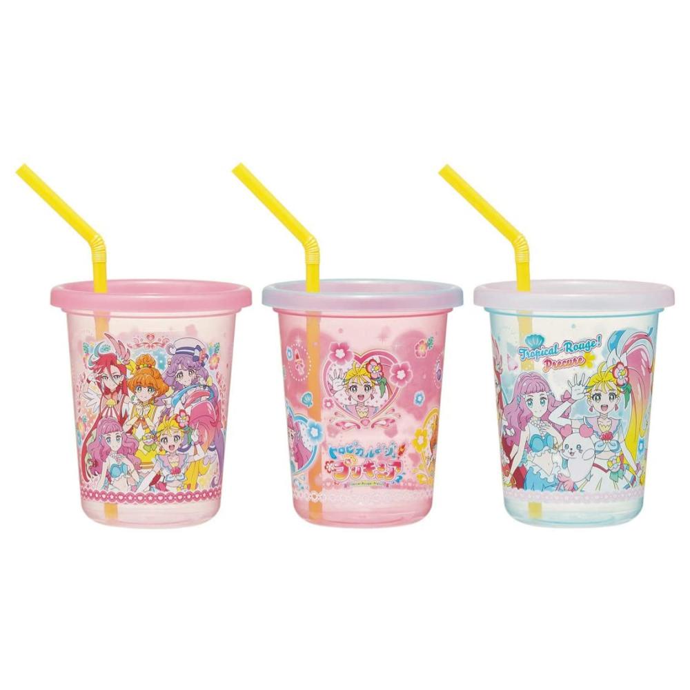 光之美少女 3入塑膠吸管杯(SIH3ST/320ML) 日本製 | 蝦皮購物