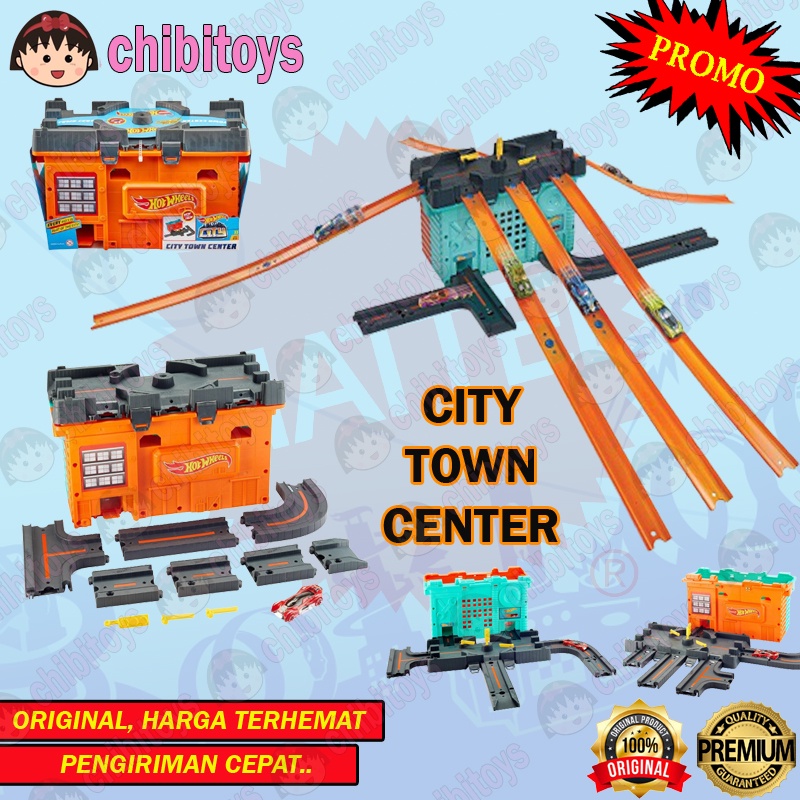 Hotwheels CITY TOWN CENTER BOX TRACK PLAY SET DOWNTOWN CITY | 蝦皮購物