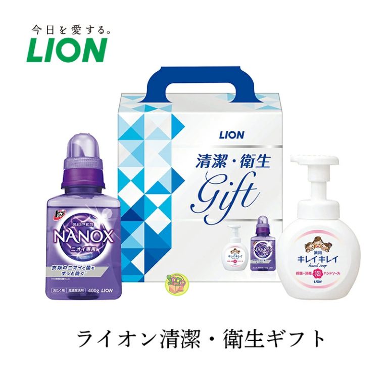 【JPGO】日本製 LION獅王 SUPER NANOX奈米樂無臭化洗衣精+泡沫洗手乳 清潔禮盒組 | 蝦皮購物