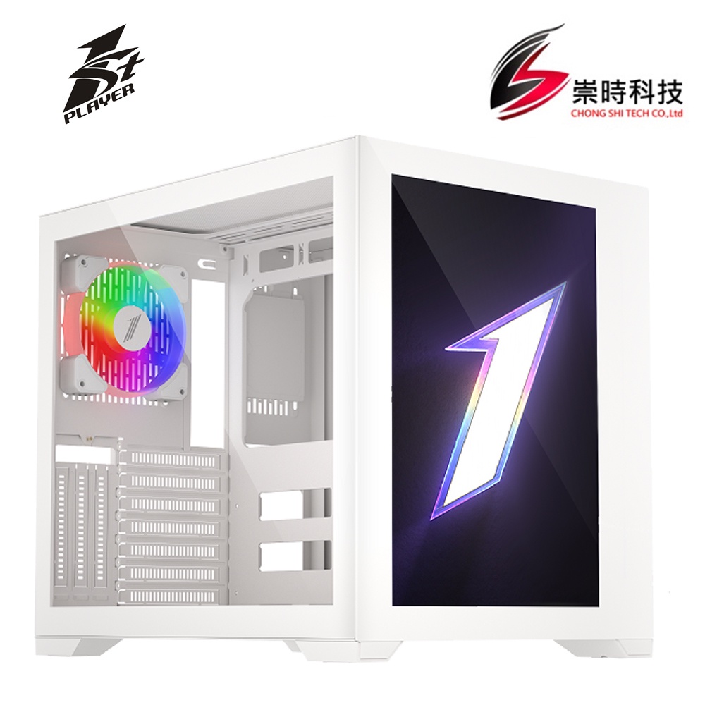 1st Player 首席玩家 SP7(W)Screen/白色/ATX/顯卡長40/CPU高18.5/電腦機殼/崇時電腦 | 蝦皮購物