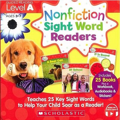 Nonfiction Sight Word Readers Level A (附StoryPlus/貼紙/26冊合售)/常見字知識讀本套書 ...