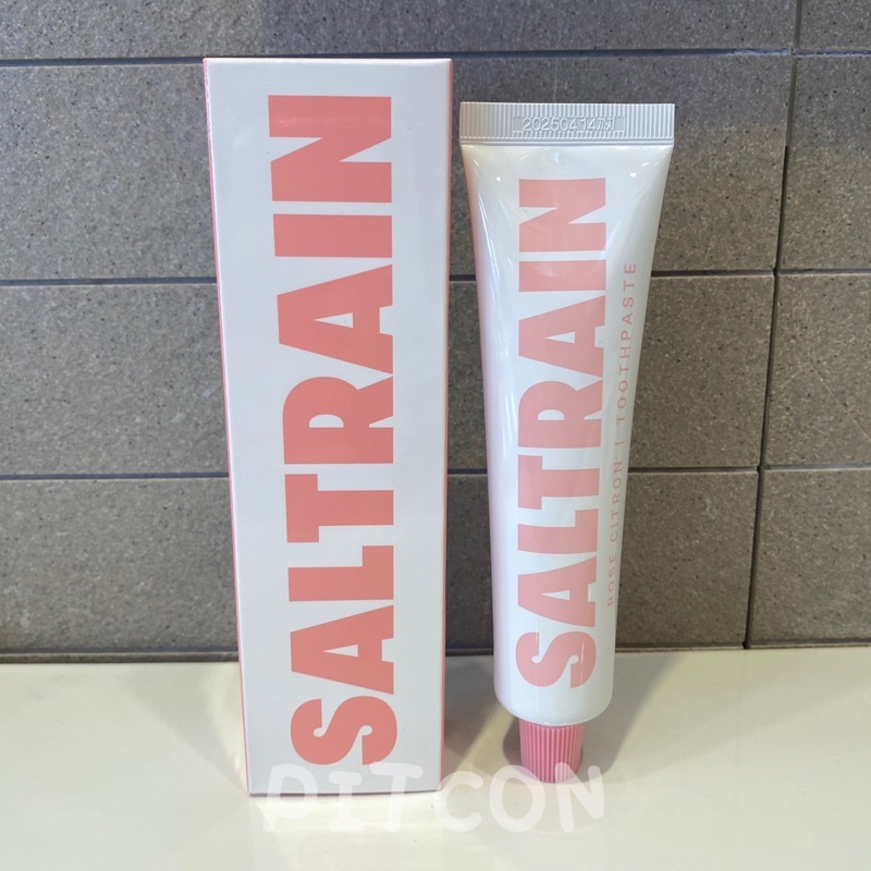 韓國 SALTRAIN 頂級灰鹽牙膏 檸檬薄荷BABY粉 100g｜Rose Citron Toothpaste | 蝦皮購物