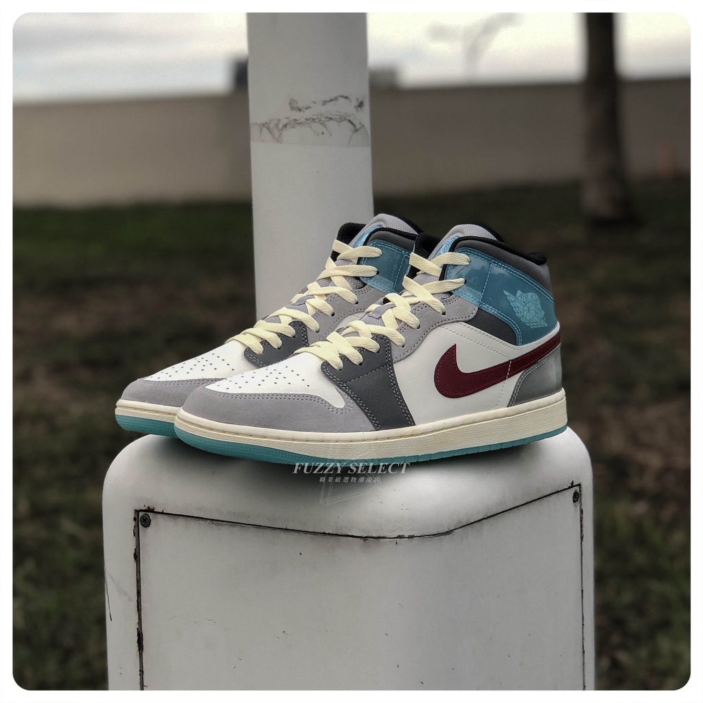 【逢甲 FUZZY】Air Jordan 1 Mid Exploration Unit 星際 灰藍 FB1870-161 | 蝦皮購物