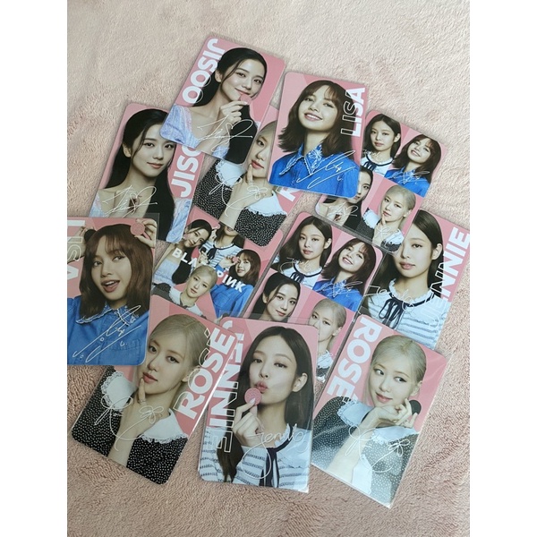 [官方] 正版 Blackpink x Oreo Card 穿著 df Jennie Lisa Jisoo Rosé | 蝦皮購物