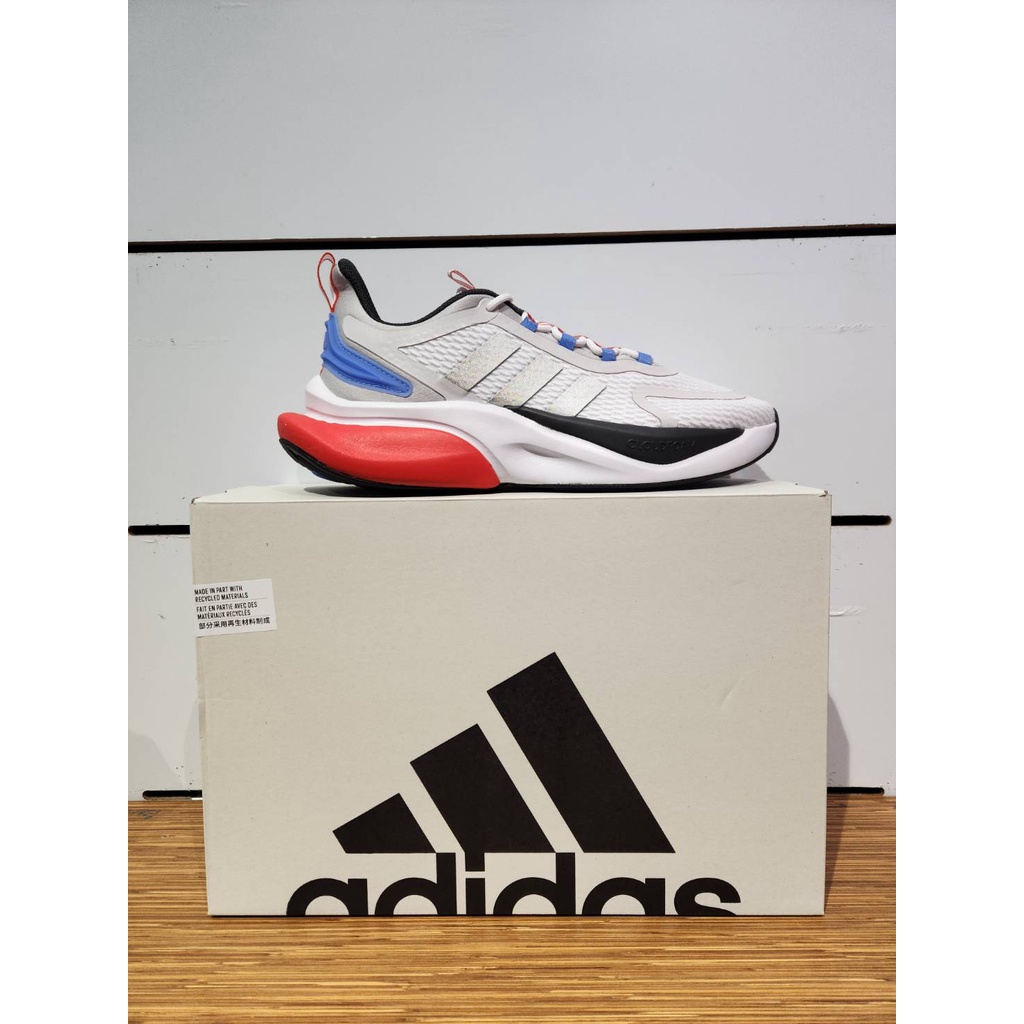 【清大億鴻】ADIDAS Alphabounce 男款 白色慢跑鞋 緩震 舒適 透氣HP6139 | 蝦皮購物