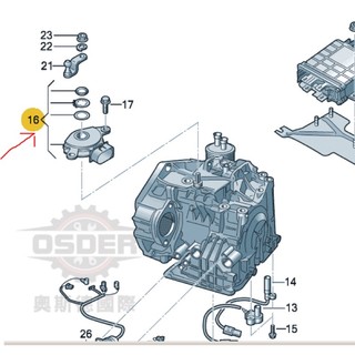 【奧斯德VAG】 09G919823 變速箱電磁閥 檔位開關 T5 A3 GOLF 5代 6代 TIGUAN 德國原廠 | 蝦皮購物