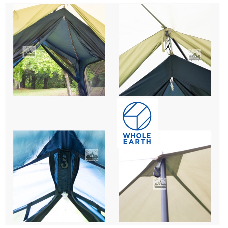 🔥台灣現貨🔥家庭小屋4人帳日本WHOLE EARTH 4人帳【樂活登山露營 🔥台灣現貨🔥家庭小屋4人帳日本WHOLE EARTH 4人帳【樂活登山露營