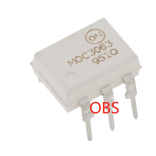 10個 全新原裝 MOC3063 MOC3063M DIP-6光電耦合器 三端雙向可控硅輸出 | 蝦皮購物
