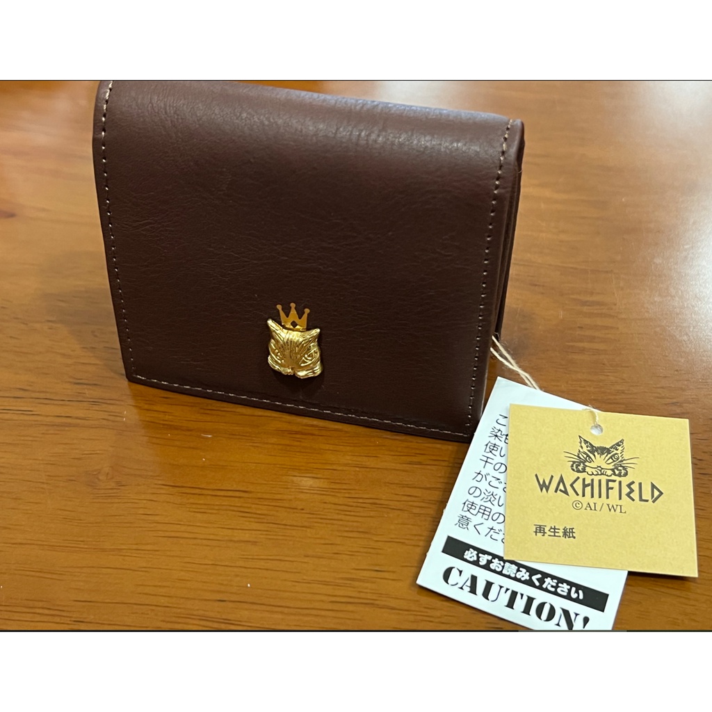 (全新 現貨)Wachifield 瓦奇菲爾德 Dayan 達洋貓 真皮壓扣式零錢包 | 蝦皮購物