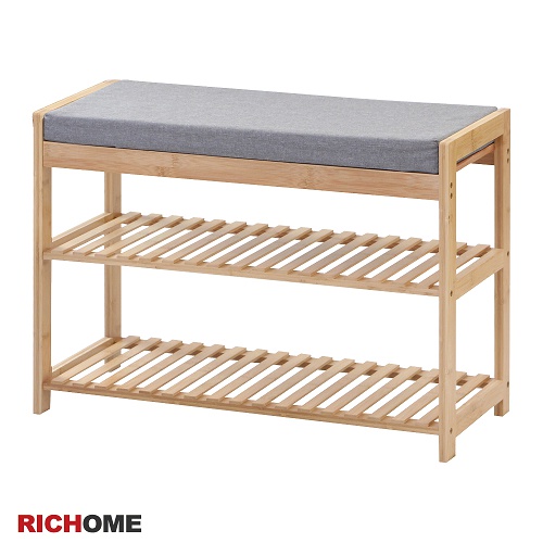 RICHOME 福利品 SC-199 禪風雅緻穿鞋椅 穿鞋椅 鞋架 鞋櫃 長凳 凳子 | 蝦皮購物
