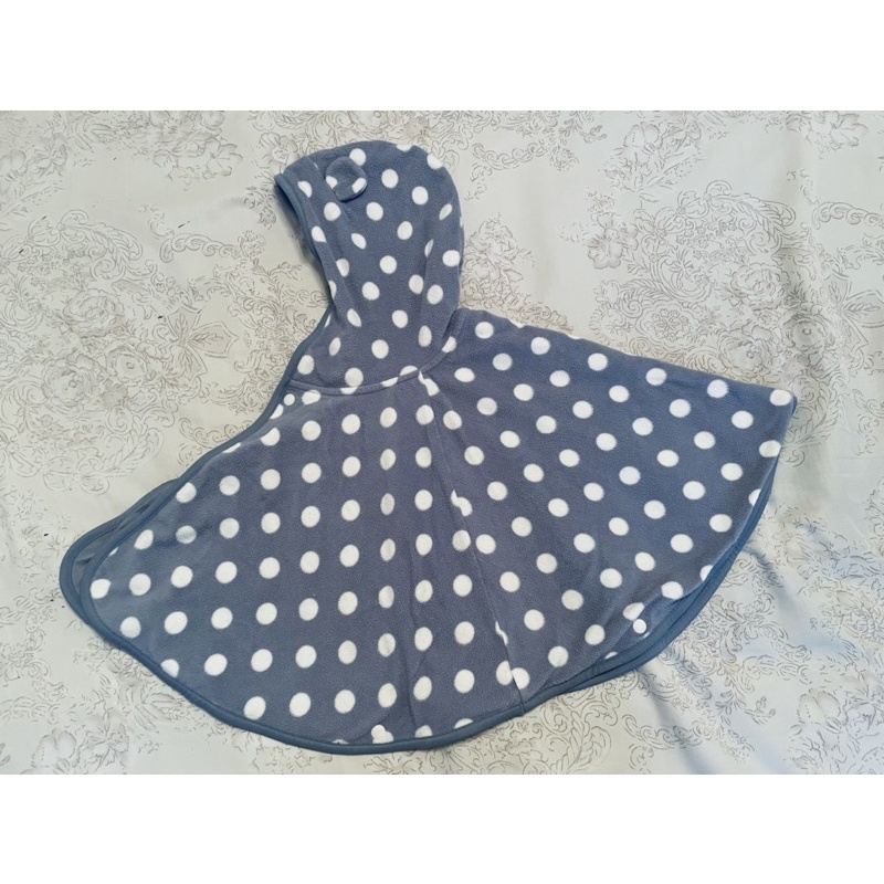 lativ 100cm 藍色白點斗篷 | 蝦皮購物