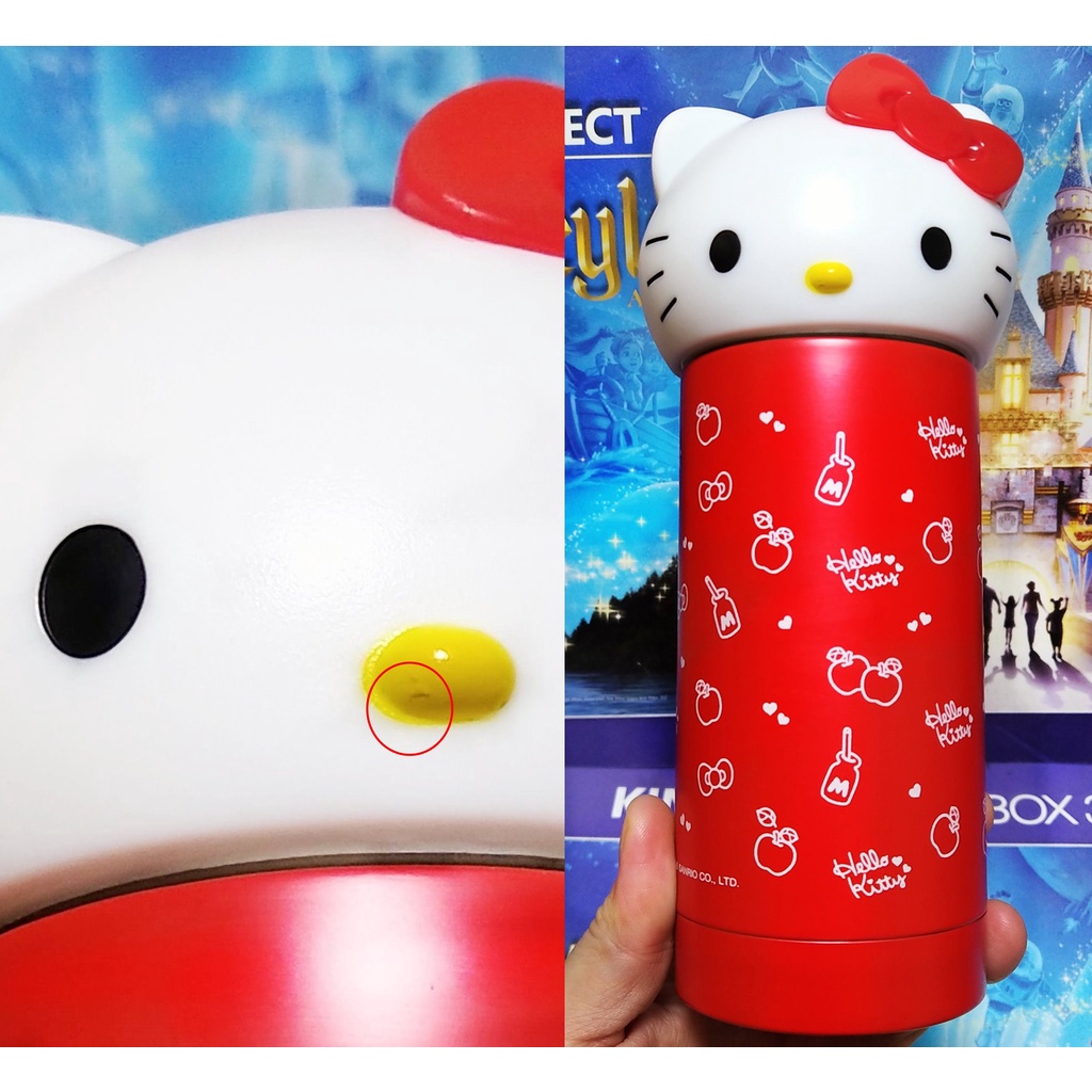 Hello Kitty 304不鏽鋼保溫瓶 230ML 麗嬰國際 保溫壺 保溫瓶 保溫水壺 可愛公仔頭杯蓋 保溫杯 | 蝦皮購物