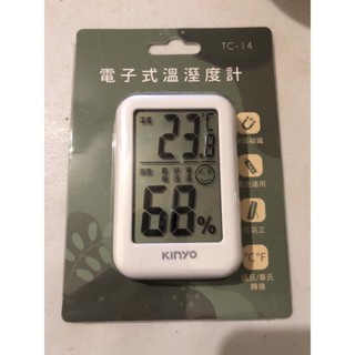 原廠保固一年KINYO電子式大螢幕直立壁掛磁吸溫度濕度計(TC-14) | 蝦皮購物