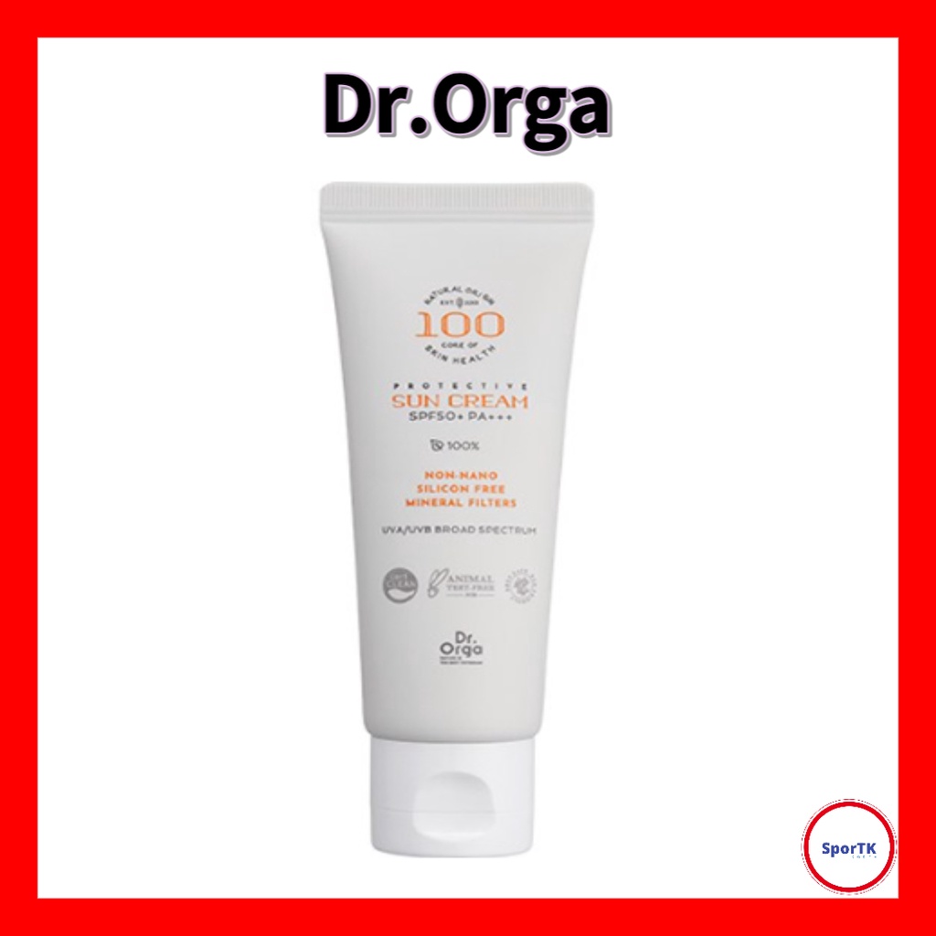 Dr.orga 100 防護防曬霜 50ml SPF50+PA+++ / 紫外線護理 / 防曬霜 | 蝦皮購物