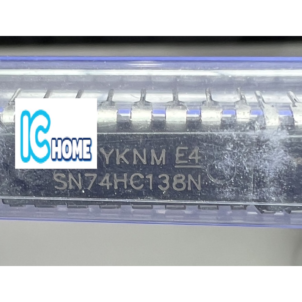 ICHOME 全新 74HC138 SN74HC138N 解碼器 DIP14 6V 74HC 74LS多款可以詢問 現貨 | 蝦皮購物