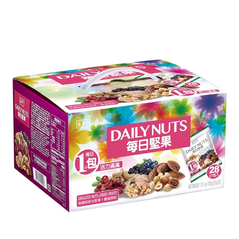 盛香珍每日堅果禮盒(28包)700g(2025/12/27)只有6盒 | 蝦皮購物