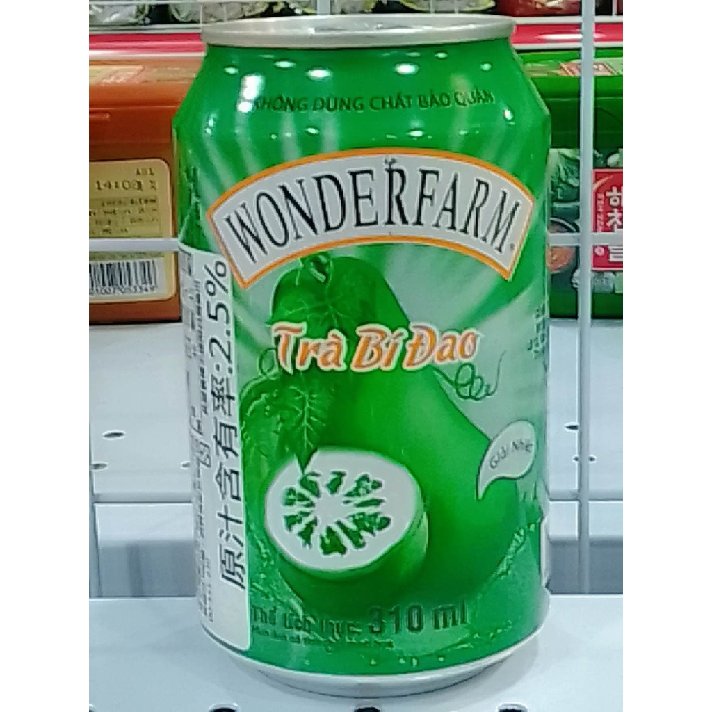 【24H出貨】VN 越南 wonderfarm Trà Bí Đao 冬瓜茶 Tra Bi Dao 310ml | 蝦皮購物