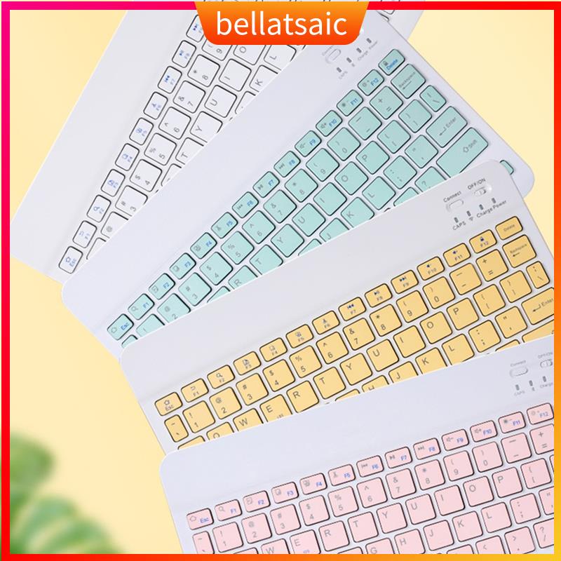 10 inch Colorful Bluetooth Mini Wireless Keyboard Mouse for | 蝦皮購物