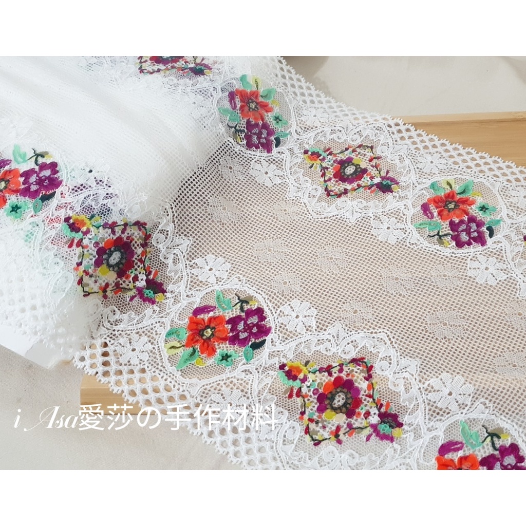 售完無補《iAsa愛莎の》手作材料 外單雙工藝浮雕設計彈力蕾絲花邊lolita娃衣童裝服裝拼拼加長材料 | 蝦皮購物