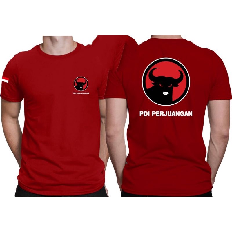 Pdi PERJUANGAN LOGO T 恤男士女士最新高級發行 | 蝦皮購物