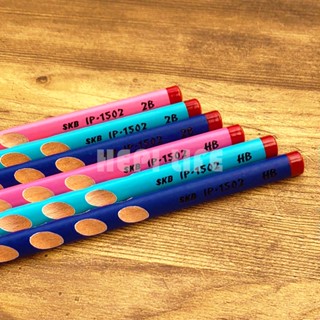 SKB IP-1502 單支 粗款 洞洞筆 大三角 三角洞洞筆 HB 2B 鉛筆 矯正洞洞筆 握筆練習 學齡前 洞洞鉛筆 | 蝦皮購物