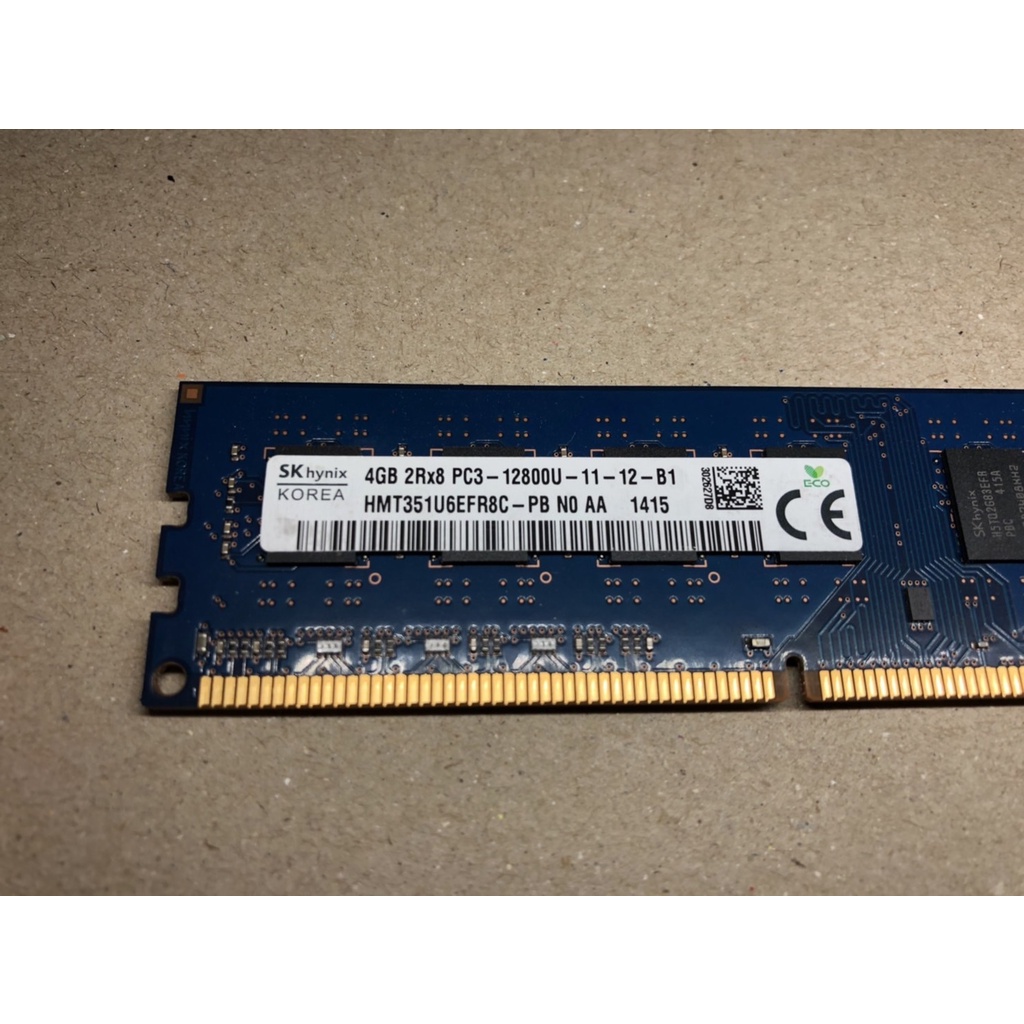 桌機記憶體 SK hynix 海力士 4GB 2Rx8 PC3-12800U-11-12-B1 DDR3 現貨 | 蝦皮購物