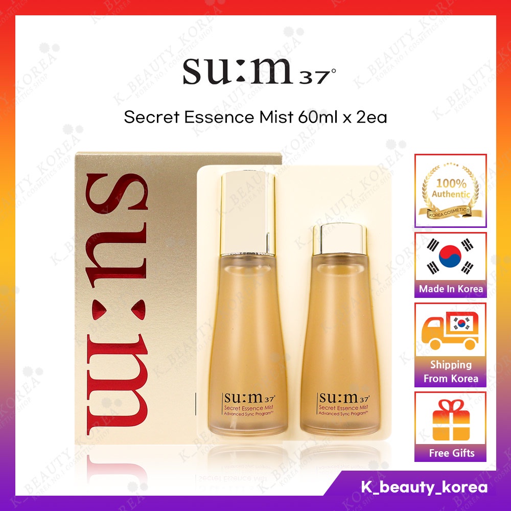 [SU:M37] SUM37 Secret 抗衰老 精华液 Mist (60ml x 2ea) [韓國] | 蝦皮購物