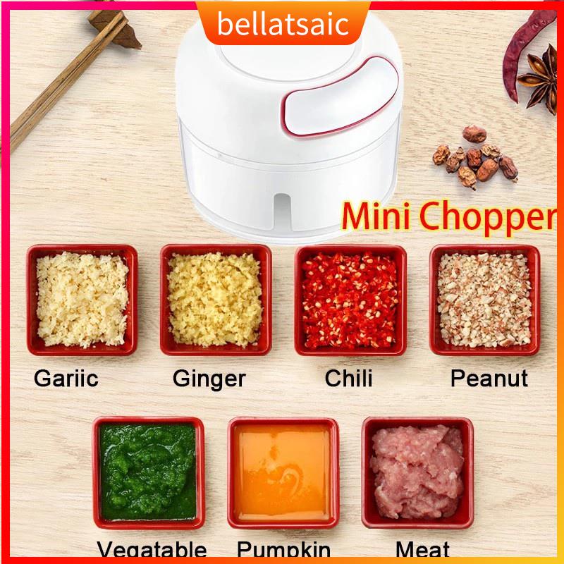 Mini Manual Food Chopper Garlic Grinder Press Mincer Food Pr | 蝦皮購物