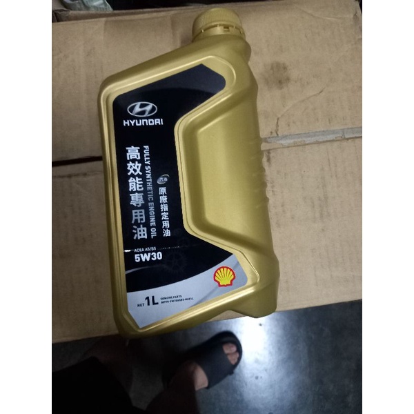 現代原廠機油5W30(A5B5)汽油用 | 蝦皮購物