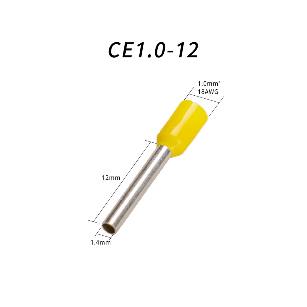 【大山電子】 歐式端子 ET端子 管型端子 管狀端子 UL認證 DIN46228/4 0.14~16mm² 多股壓接 | 蝦皮購物