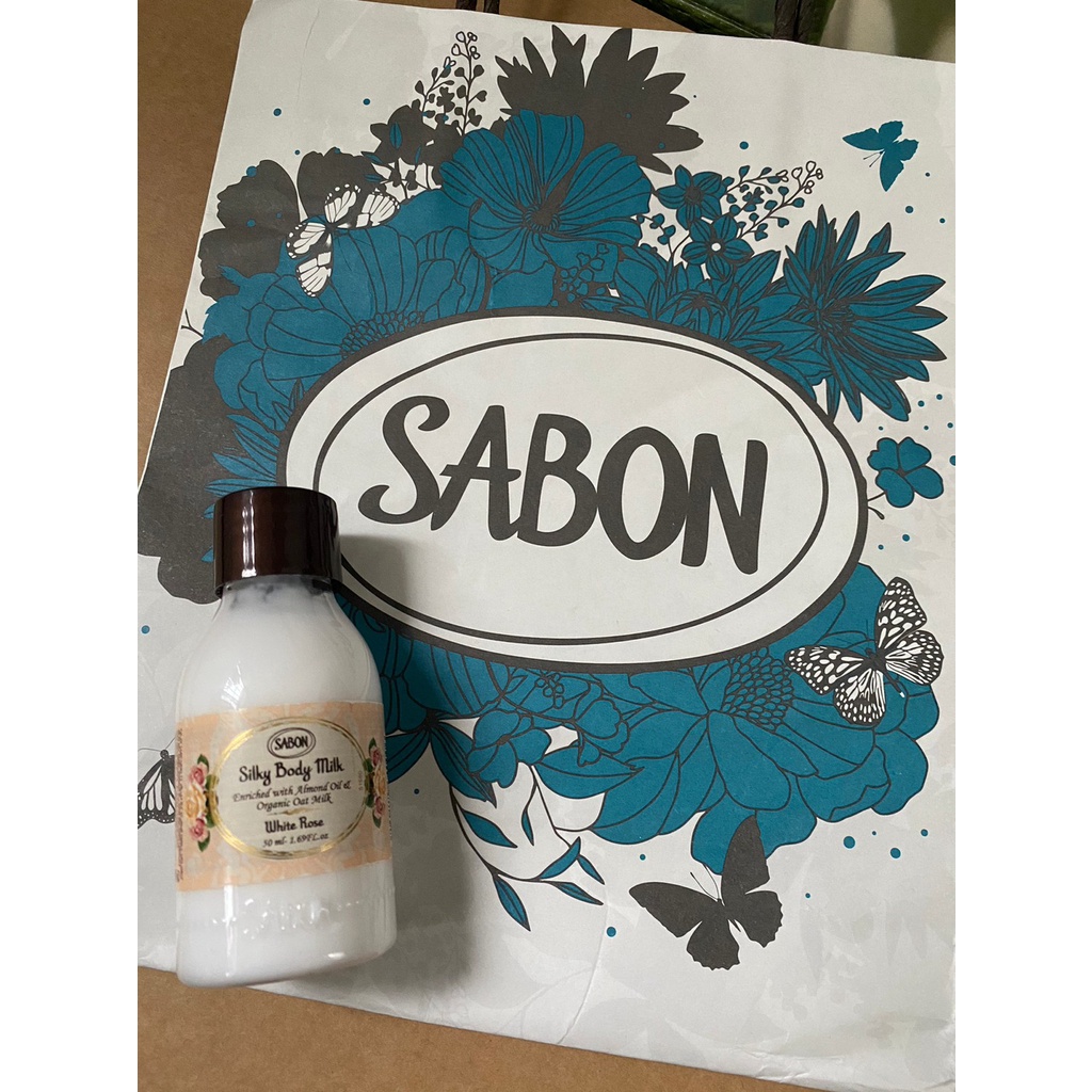 (全新優惠)SABON / 白玫瑰絲綢身體乳液 50ml | 蝦皮購物