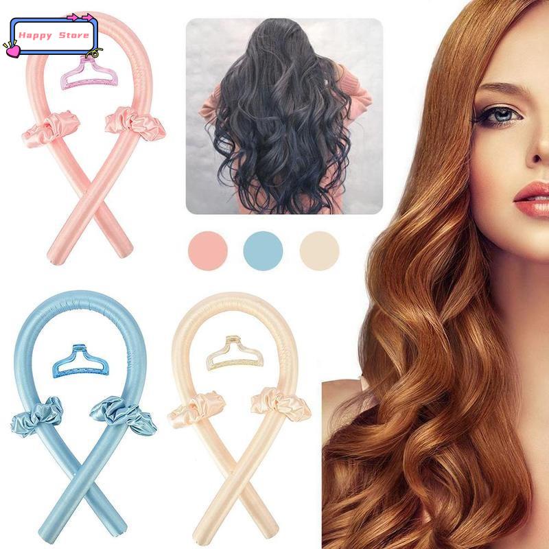 Lazy Heatless Hair Curler Ribbon Sleeping Soft Wave Formers | 蝦皮購物