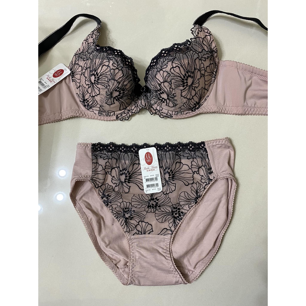 曼黛瑪璉 成套內衣 大波 Hibra大波內衣 超美 B80 內褲M | 蝦皮購物