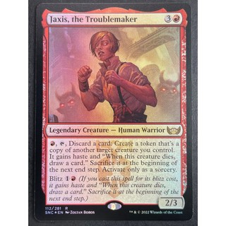 [Lucky] 🌸魔法風雲會 MTG🌸 (SNC) 鬧事人賈希絲 Jaxis, the Troublemaker | 蝦皮購物