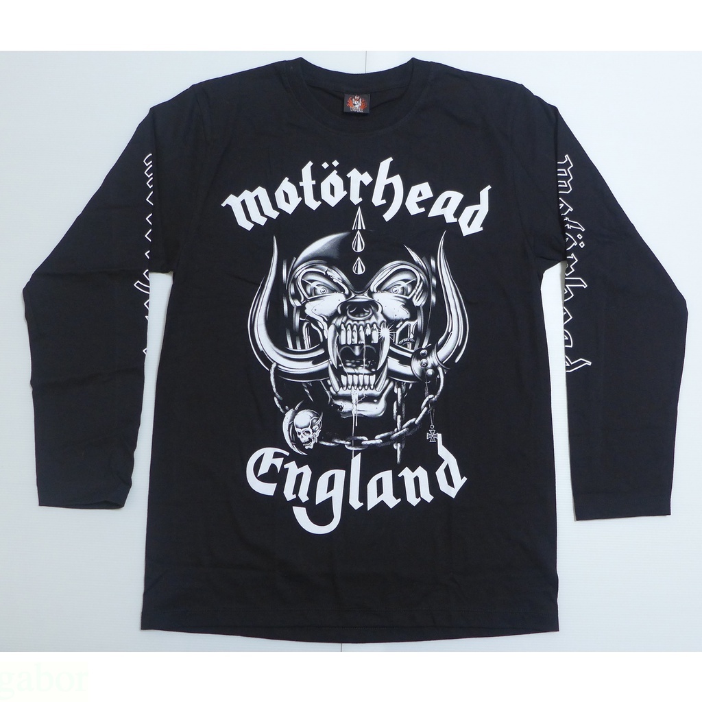 【Mr.17】Motorhead 摩托頭樂團 England 機車頭 搖滾 金屬 長袖T恤T-SHIRT (HL408) | 蝦皮購物