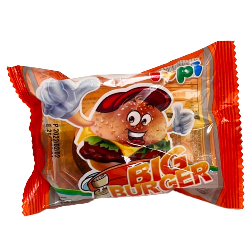 印尼 Yupi 呦皮QQ軟糖 漢堡造型 28g 單個 軟糖 | 蝦皮購物