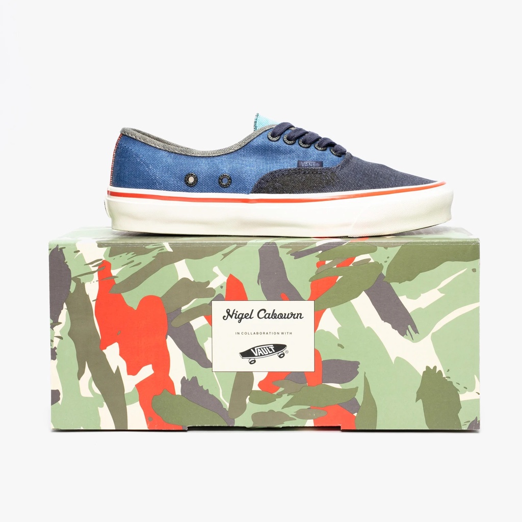 UNIQUE｜全新現貨 NIGEL CABOURN X VANS VAULT OG AUTHENTIC LX 拼接 藍色 | 蝦皮購物