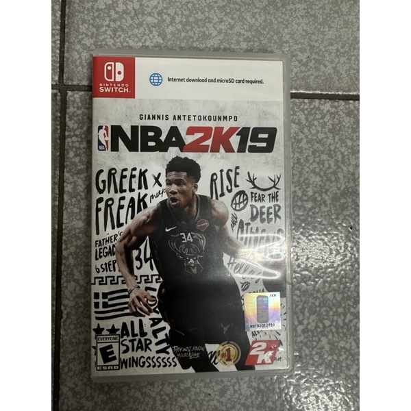 NBA 2K19 Nintendo Switch 遊戲片 9成新（可議價） | 蝦皮購物