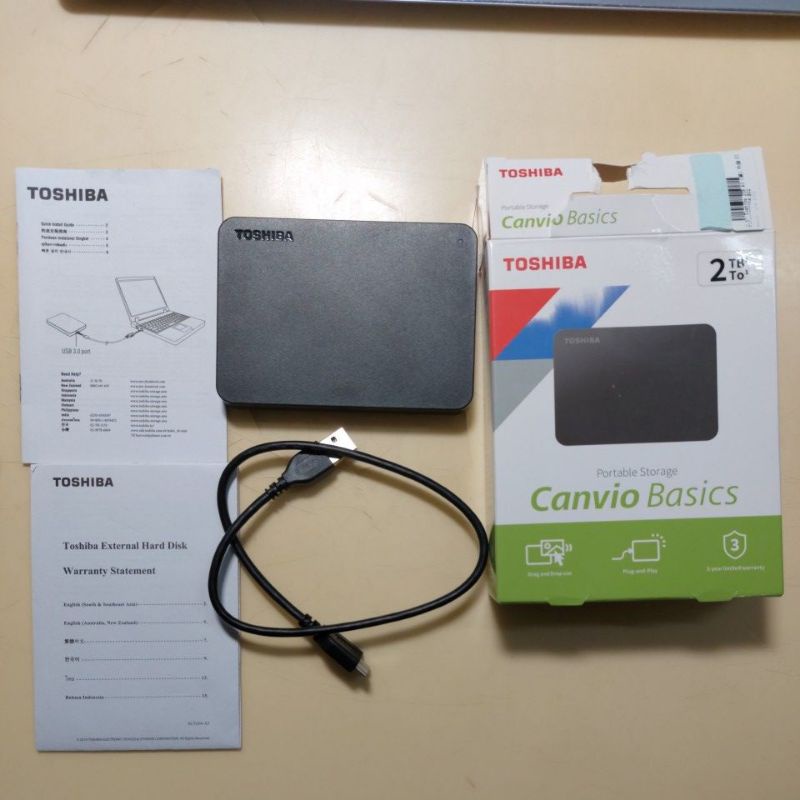 TOSHIBA 外接式硬碟 2t | 蝦皮購物